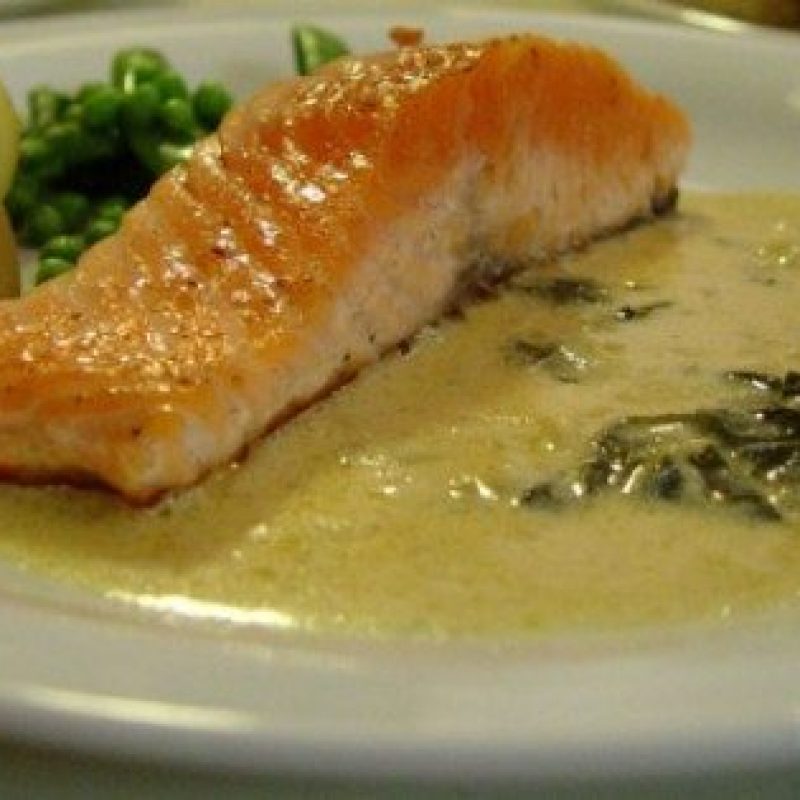 Salmon Steaks with White Wine – best salmon recipe for beginner cooks ...