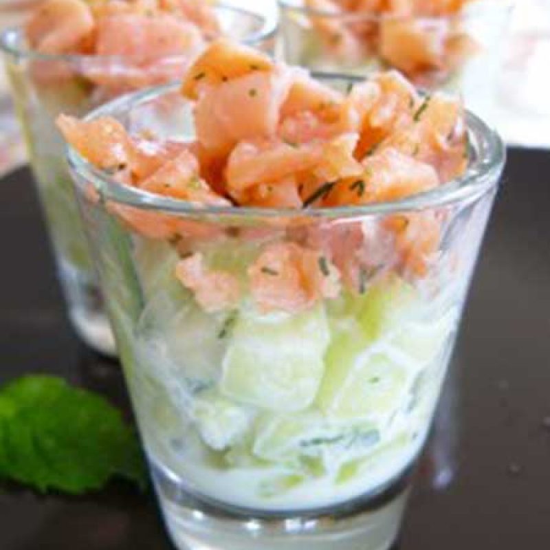 Apple and salmon verrine recipe — Eatwell101