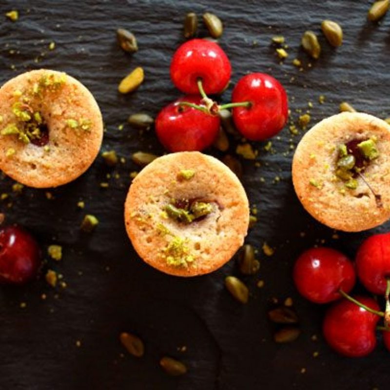 Cherries Cakes recipe – Mini Financier Cake Recipe — Eatwell101