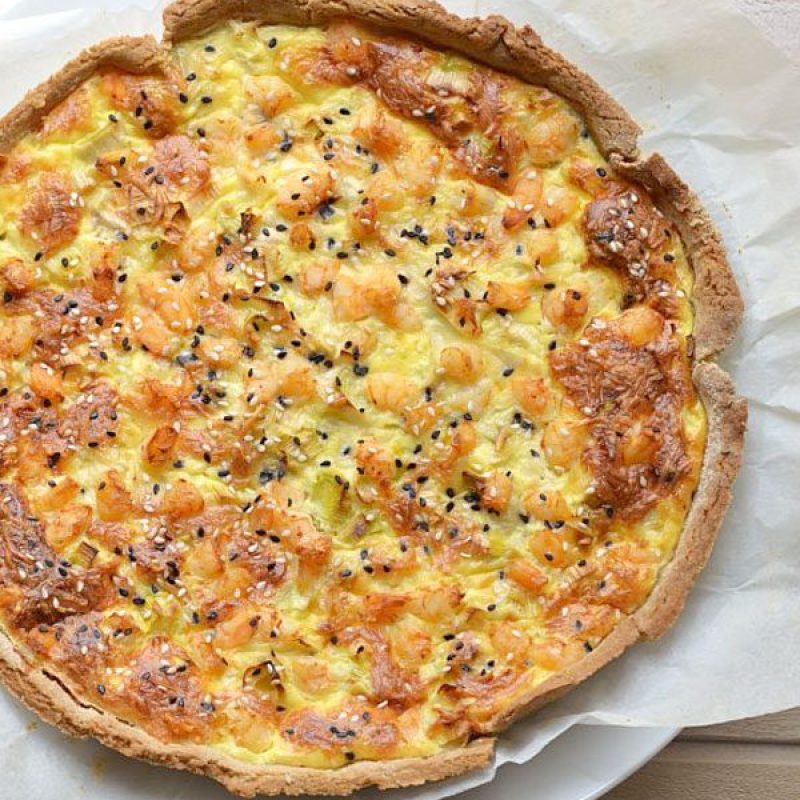 Shrimp Leek Quiche Recipe — Eatwell101