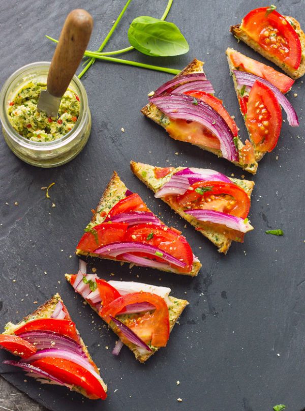 Herb Butter Tomato Bruschetta Recipe — Eatwell101