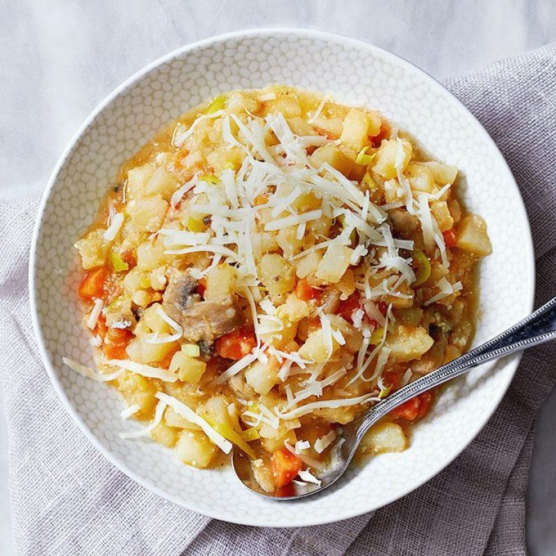 Risotto-Like Potato Mushroom Skillet — Eatwell101