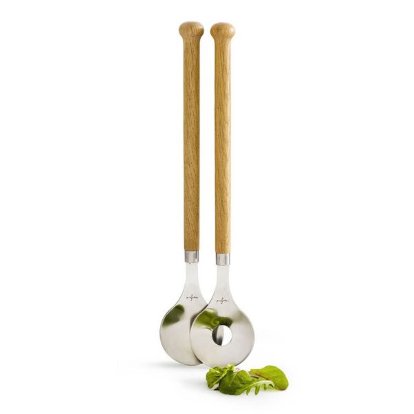 Serving Utensils Oak 2 Pack — Eatwell101