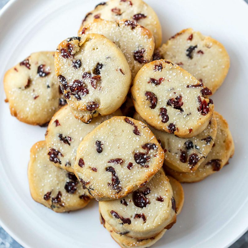 Cranberry Shortbread Cookies Recipe — Eatwell101