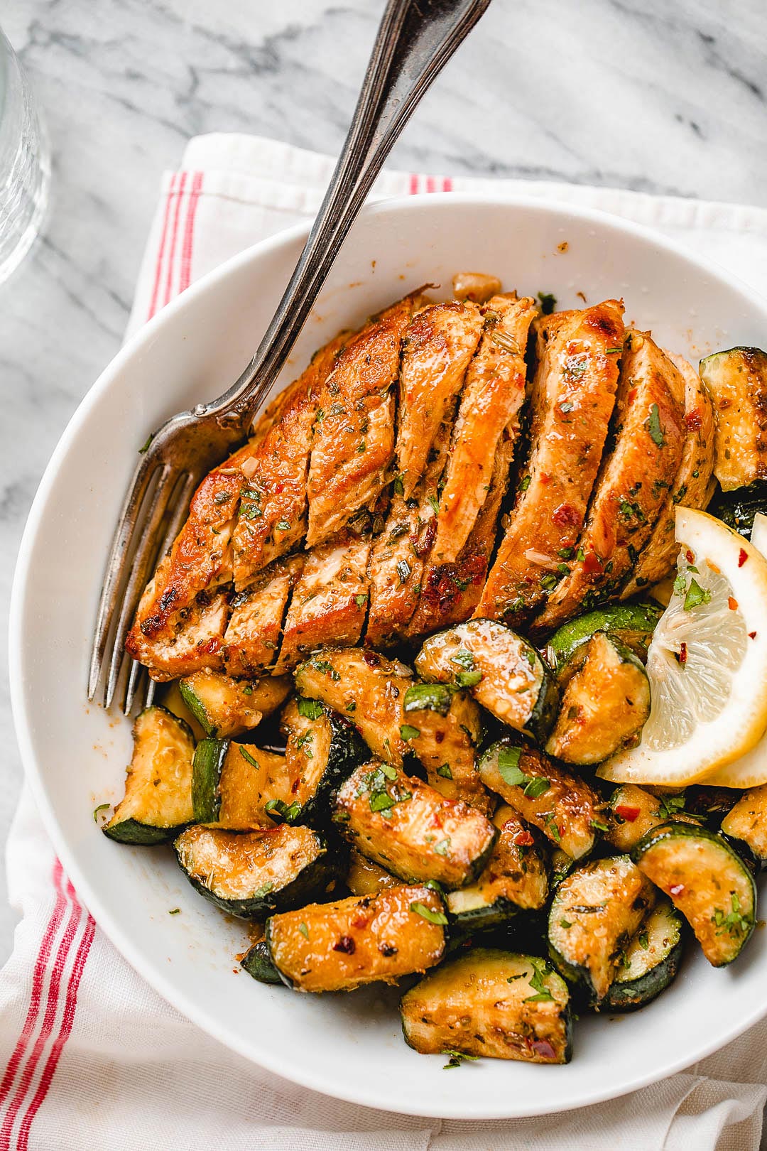 Asado Chicken Breast Recipe With Sauteed Lemon Zucchini — Eatwell101