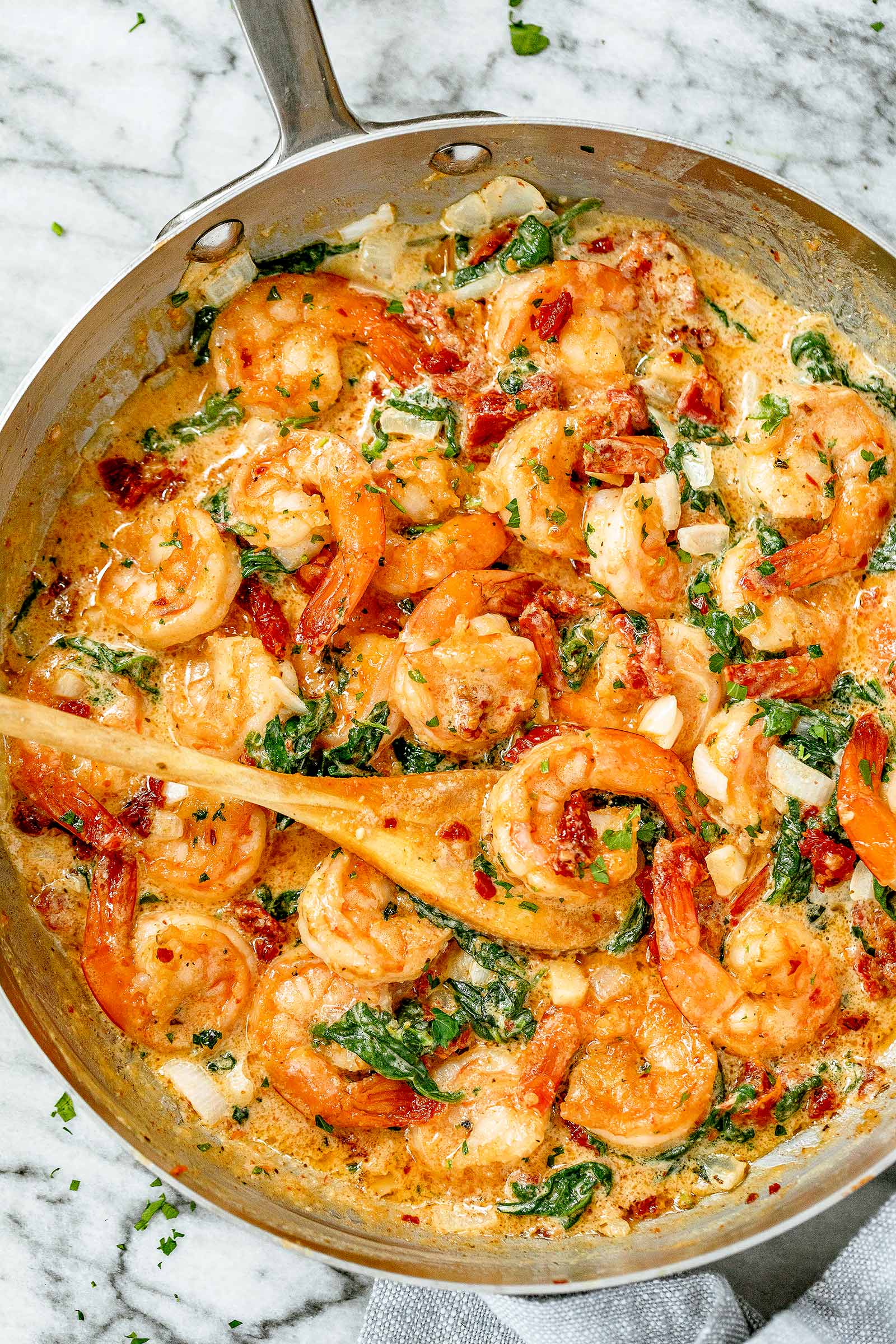 Creamy Garlic Shrimp with Spinach (10-Minute) – Quick Shrimp Recipe ... Creamy Garlic Shrimp with Spinach (10-Minute) – Quick Shrimp Recipe ...
