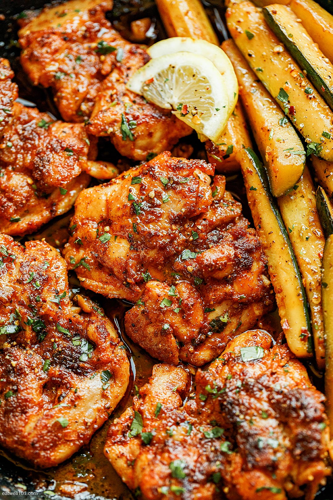 Paprika Chicken Recipe With Zucchini Skillet One Pan Chicken Recipe
