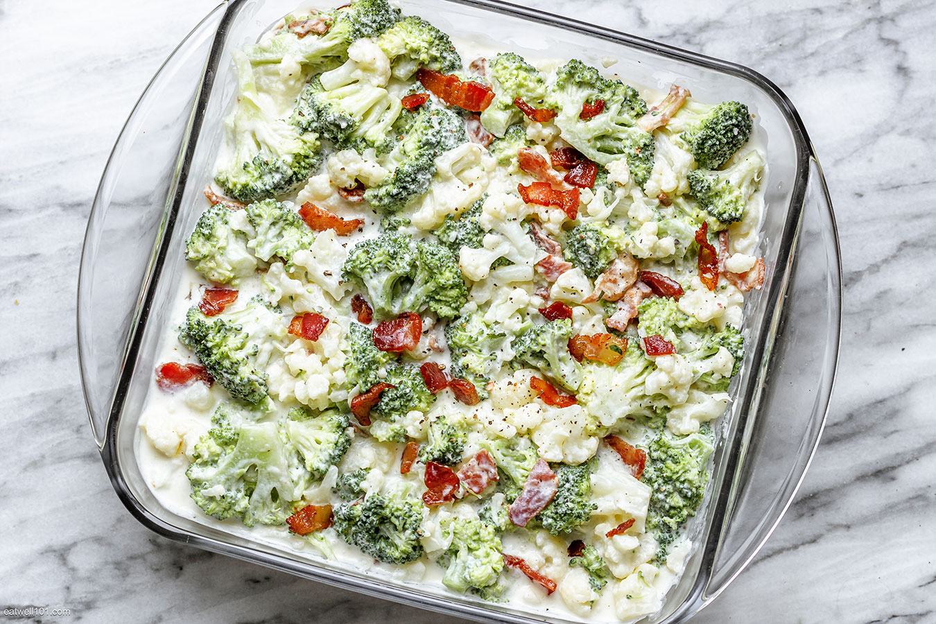 Loaded Cauliflower Broccoli Casserole Recipe — Eatwell101