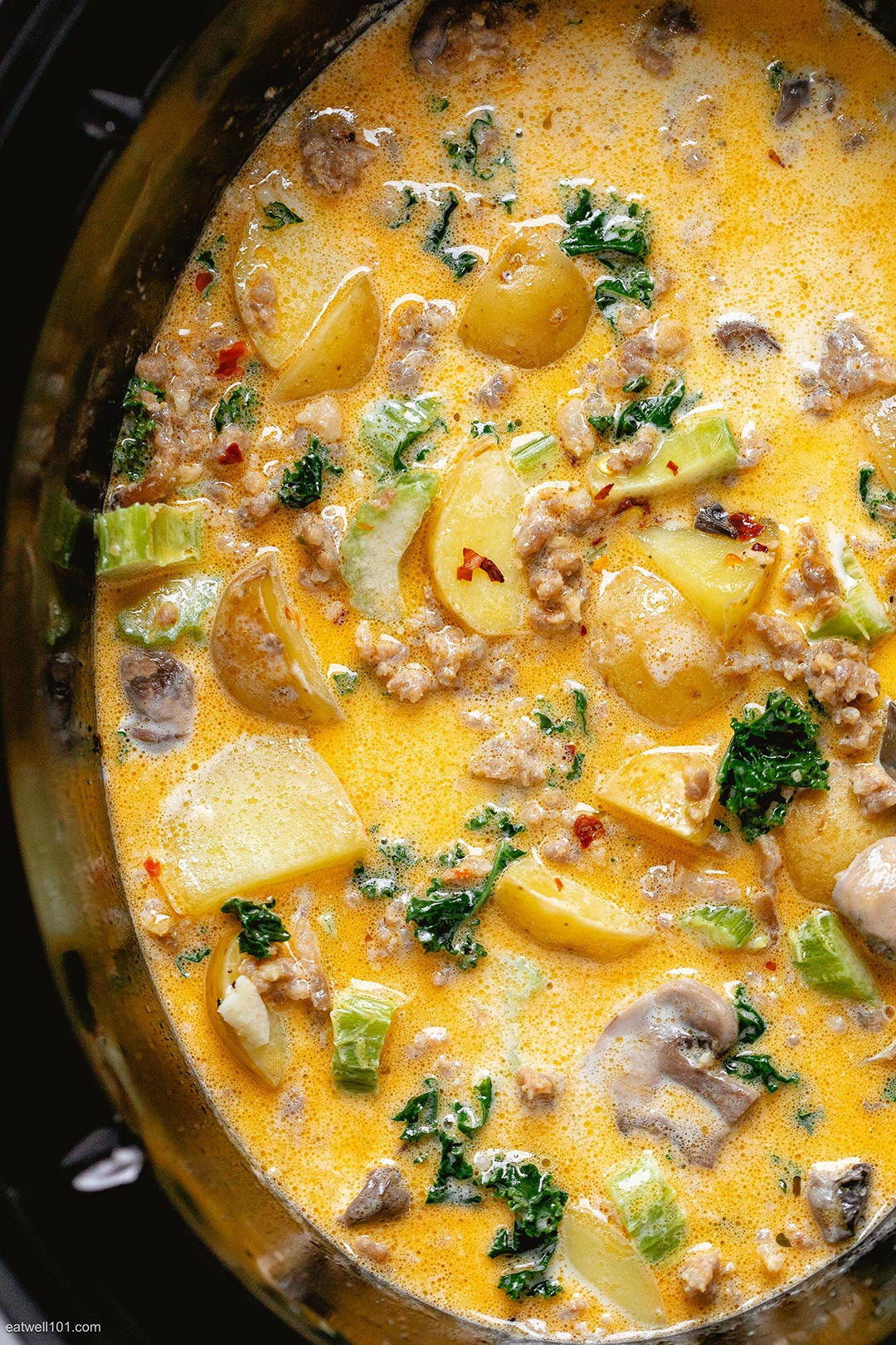 Crock Pot Tuscan Sausage Soup Recipe Slow Cooker Sausage Soup Recipe