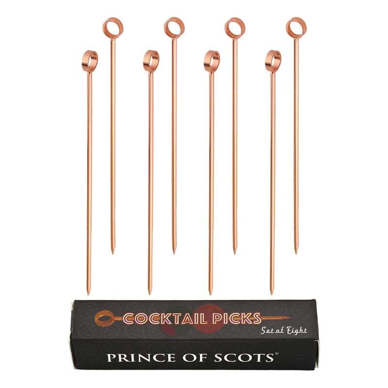8-Pack Professional Copper Cocktail Picks — Eatwell101