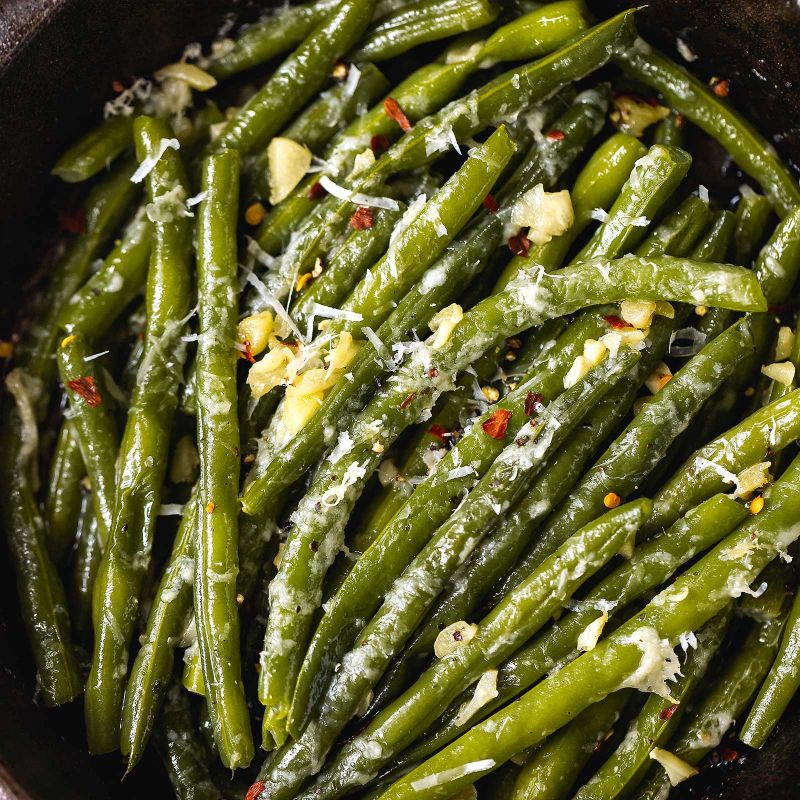 Green Beans Recipe with Garlic and Parmesan – Sauteed Green Beans ...