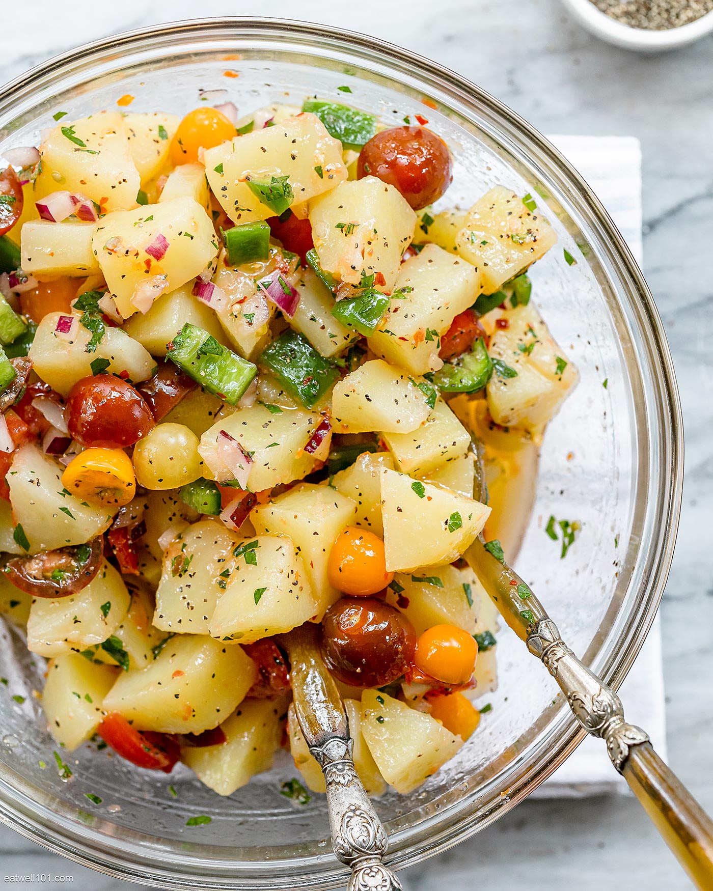 Tomato Potato Salad Recipe Simple Potato Salad Recipe Eatwell101