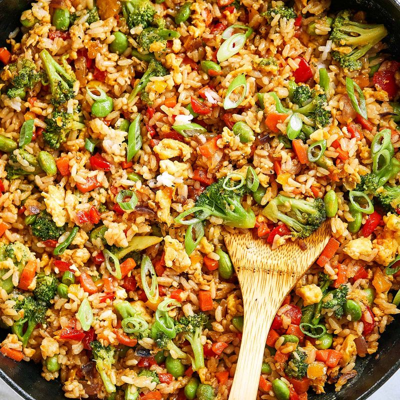 Veggie Fried Rice Recipe – How to Make Fried Rice with Vegetables ...