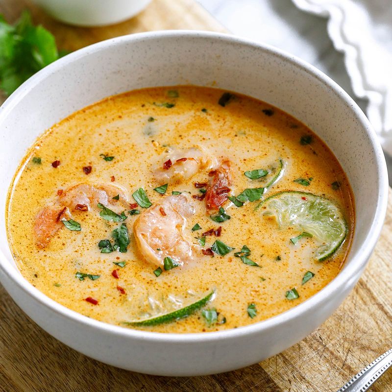 Thai Shrimp Soup Recipe – Easy Shrimp Soup — Eatwell101
