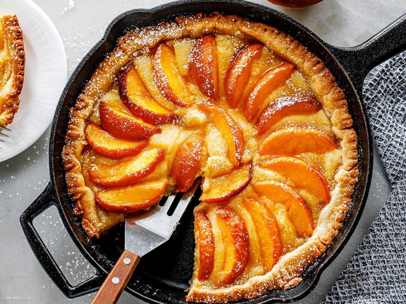 French Peach Tart Recipe How To Make Peach Tart — Eatwell101