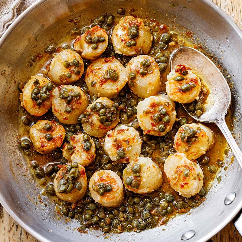 Pan-Seared Sea Scallops Recipe with Butter Sauce – How to Cook Sea ...