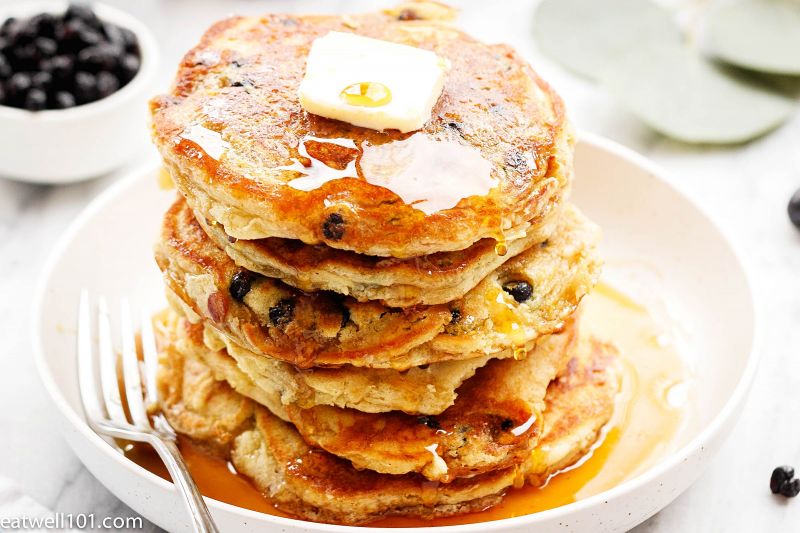Blueberry Pancakes Recipe — Eatwell101