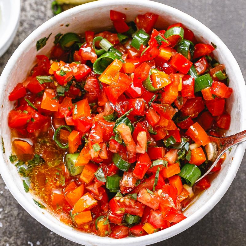 Tomato and Bell Pepper Salsa Recipe — Eatwell101